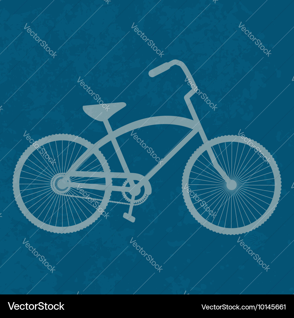 Vintage Bicycle Retro bike Royalty Free Vector Image