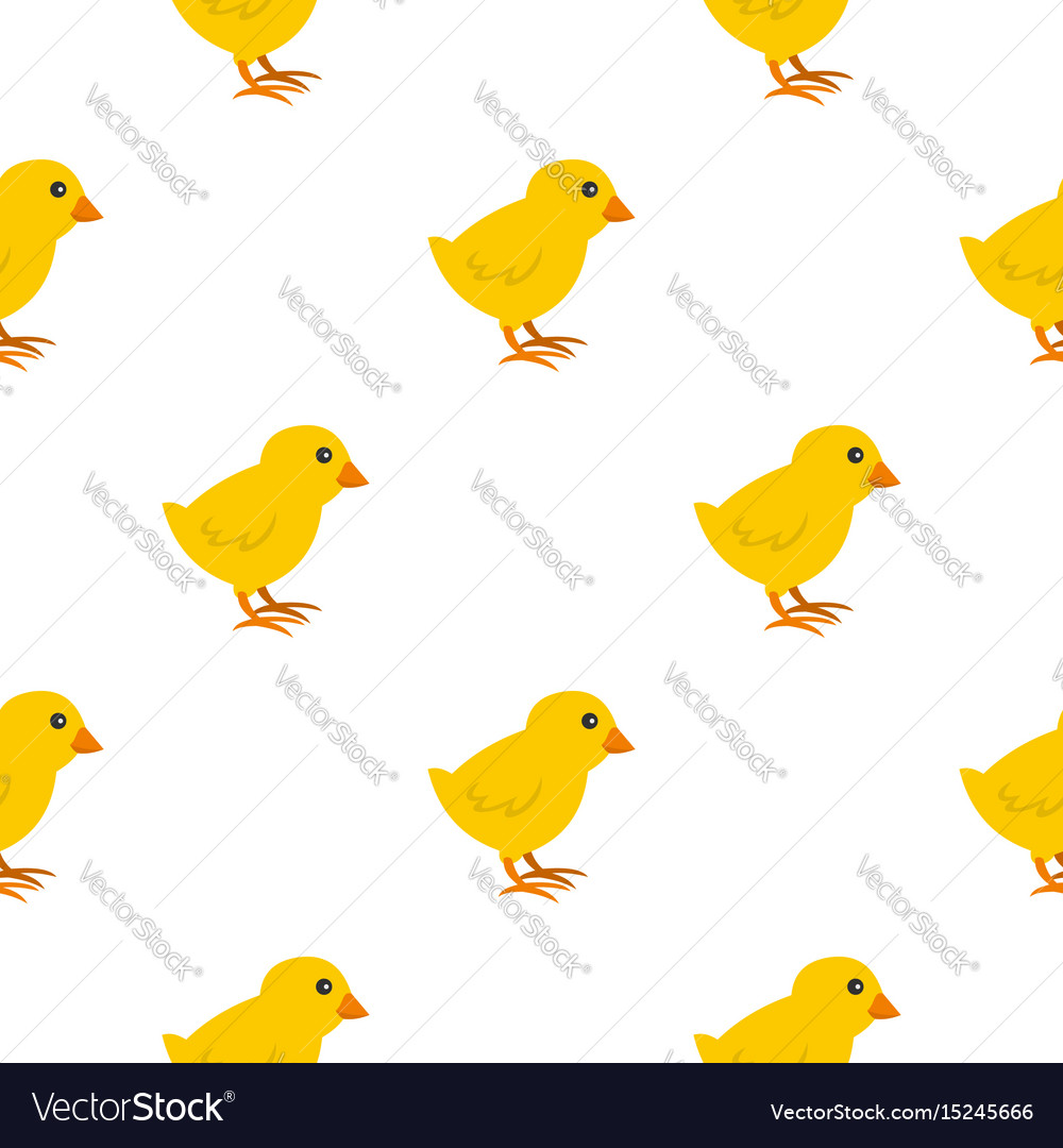 Chick pattern seamless Royalty Free Vector Image