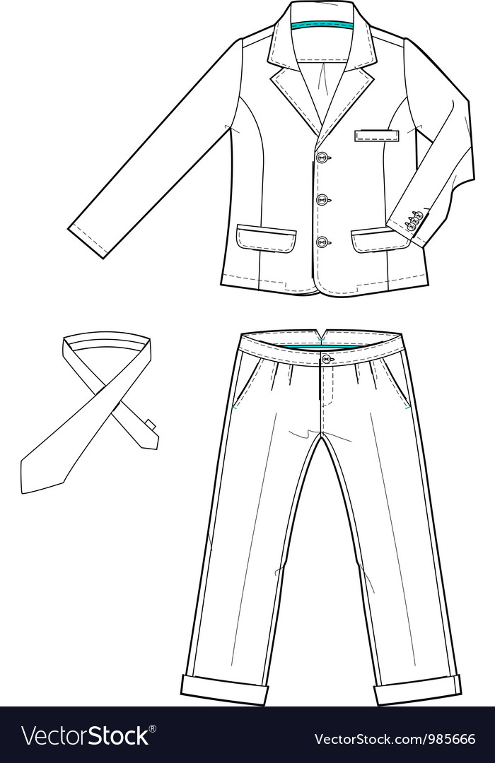 Suit Royalty Free Vector Image - VectorStock