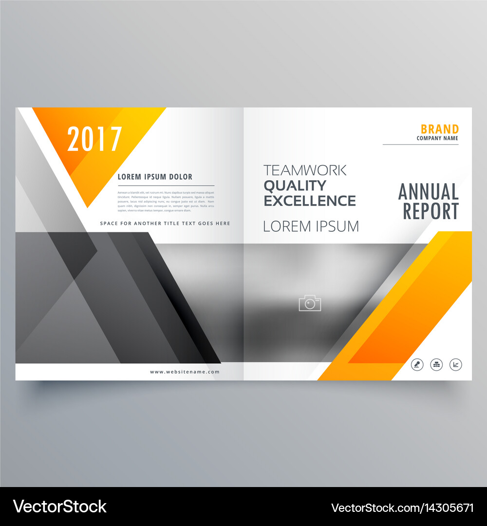 Business cover page template layout brochure Vector Image