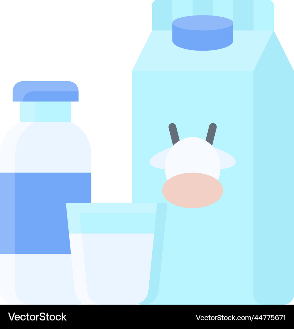 Milk icon coffee shop related Royalty Free Vector Image