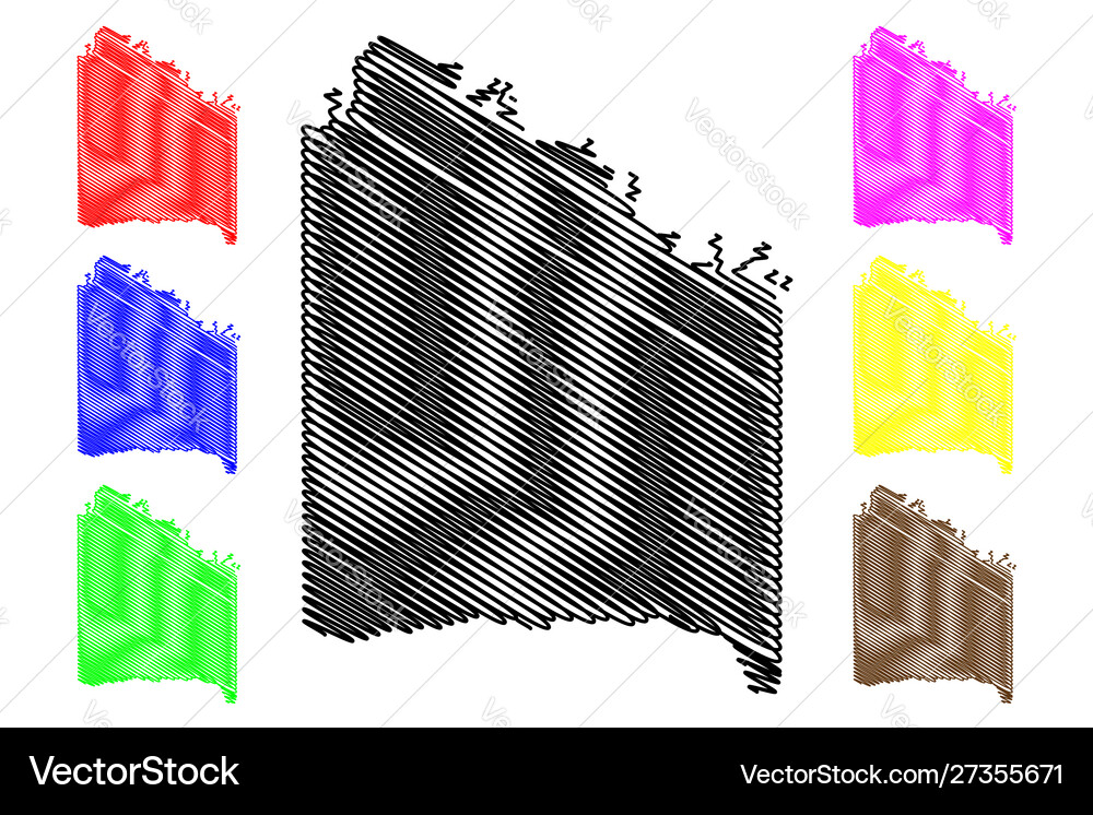 Red river county texas counties in texas united Vector Image