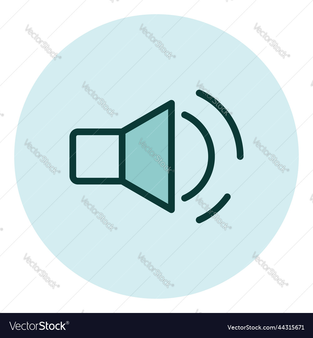Volume icon on a white background Royalty Free Vector Image