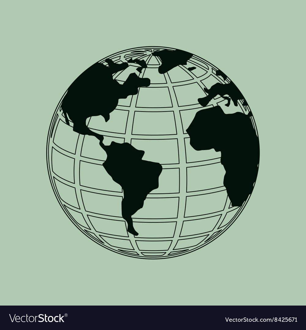 World planet design Royalty Free Vector Image - VectorStock