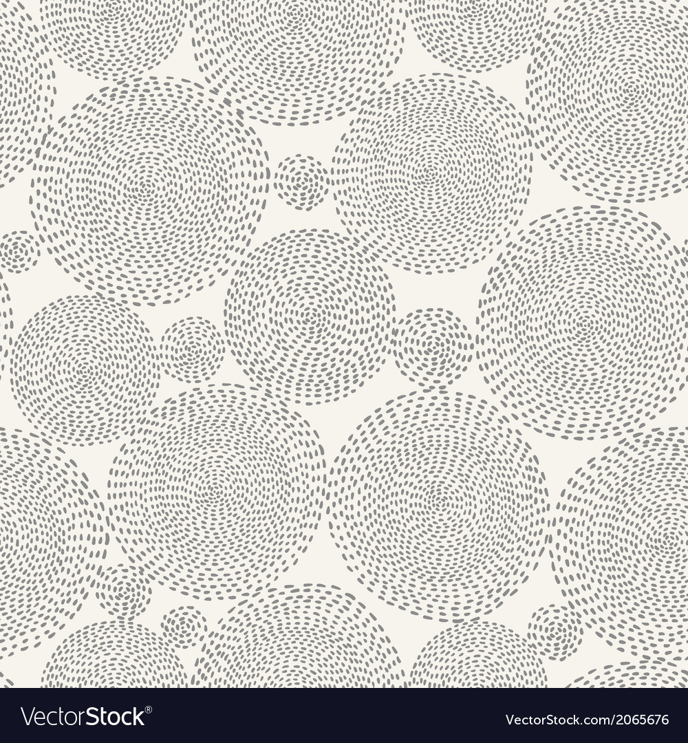 Seamless circle background pattern Royalty Free Vector Image