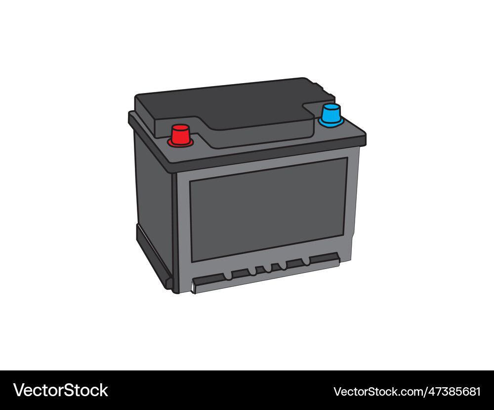 Car battery art stock eps file Royalty Free Vector Image
