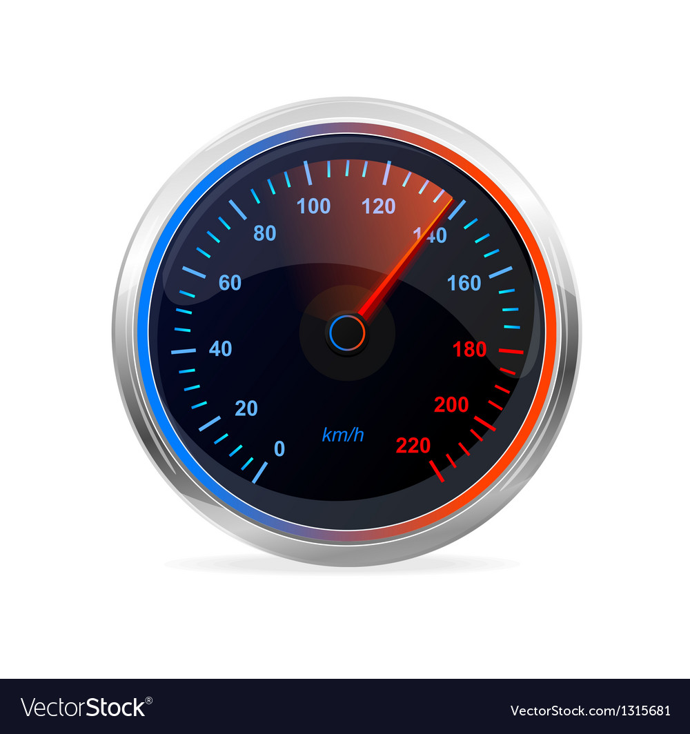 Speedometer Royalty Free Vector Image - VectorStock