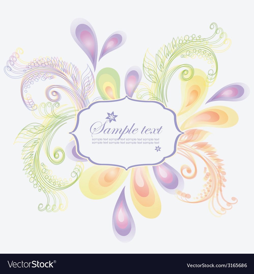 Template frame abstract background Royalty Free Vector Image
