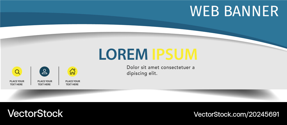Abstract banner design of header template backgrou