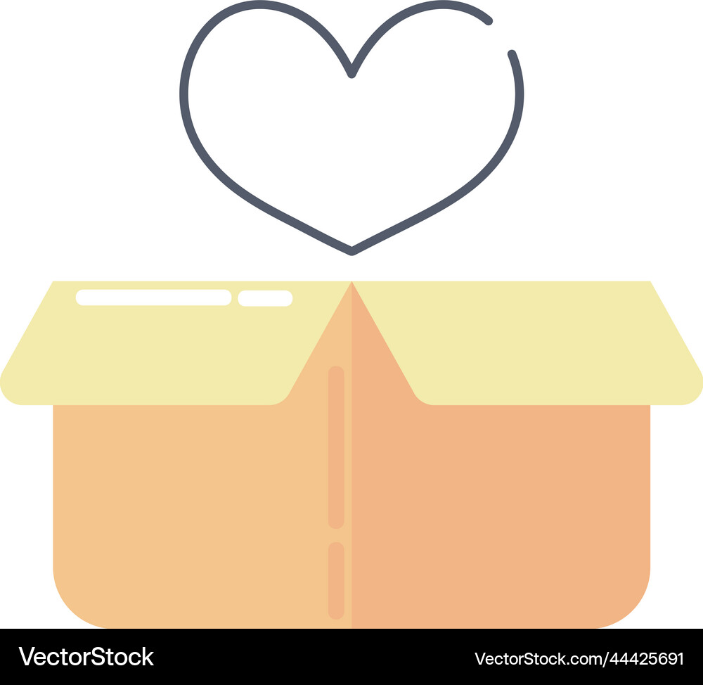 Donation and charity Royalty Free Vector Image