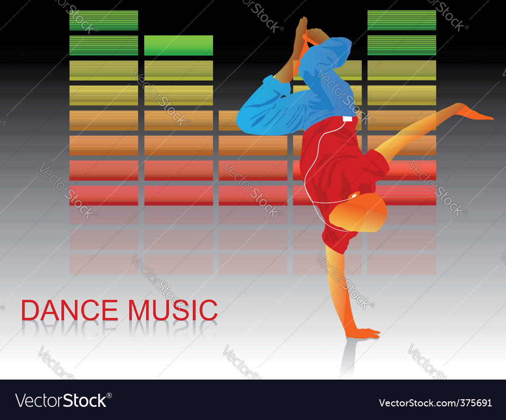 Lets dance Royalty Free Vector Image - VectorStock