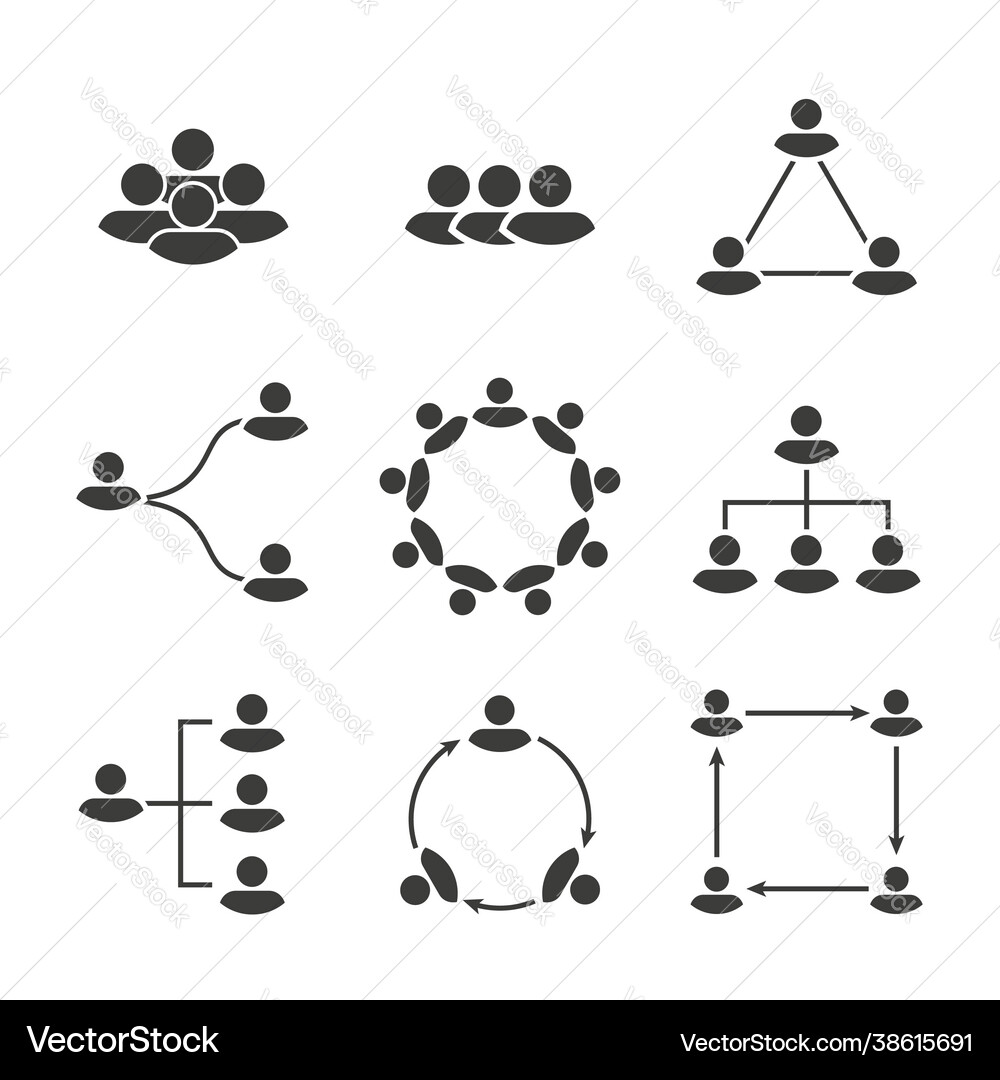 Social network icon set Royalty Free Vector Image
