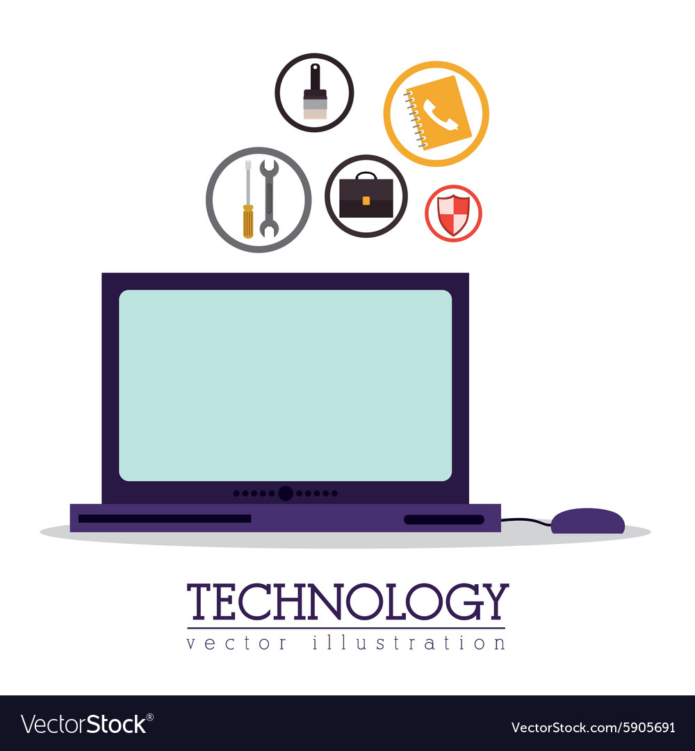 Technology design Royalty Free Vector Image - VectorStock