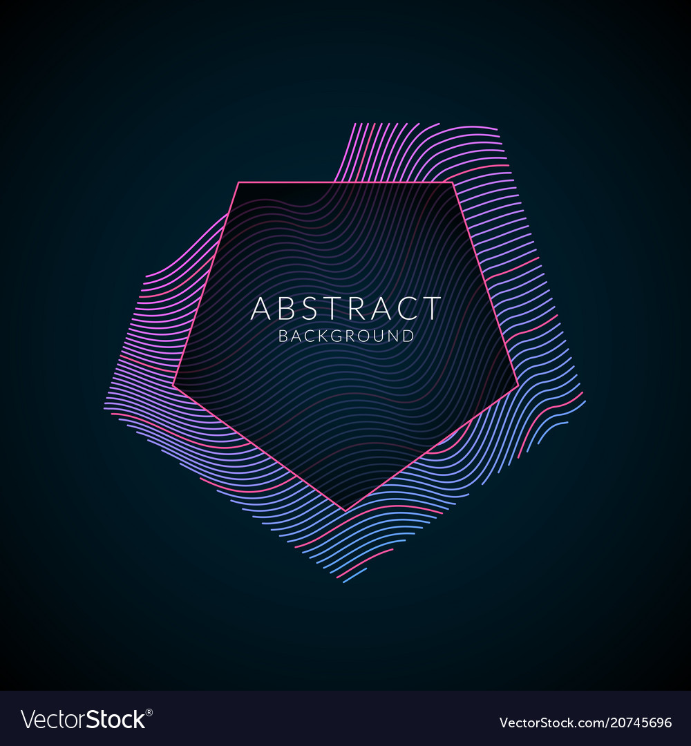 Abstract background with dynamic waves Royalty Free Vector