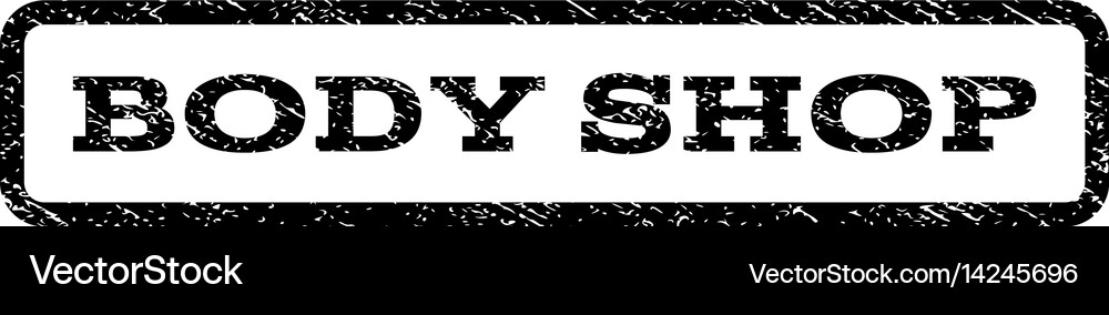 Body shop watermark stamp Royalty Free Vector Image