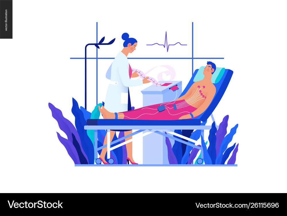 Medical tests blue Royalty Free Vector Image - VectorStock