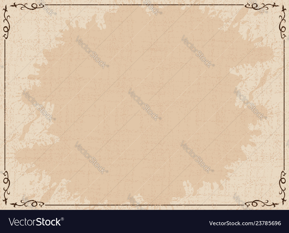 Rustic Brown Paper Texture Royalty Free Vector Image