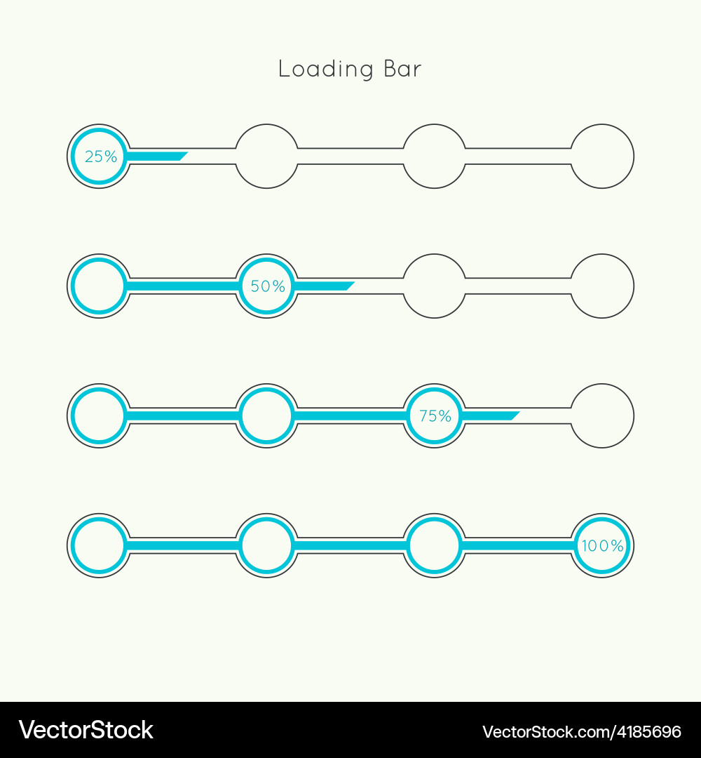 Set of downloaders Royalty Free Vector Image - VectorStock
