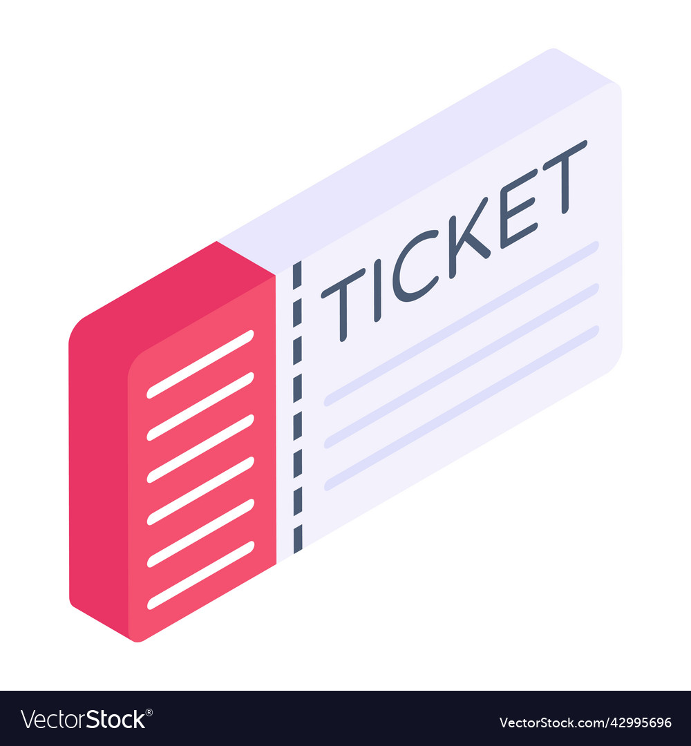 Ticket Royalty Free Vector Image - VectorStock