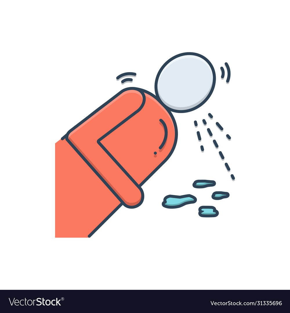 Vomiting Royalty Free Vector Image - VectorStock
