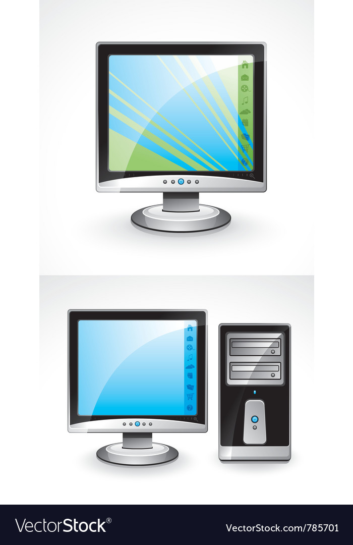 Computer s Royalty Free Vector Image - VectorStock