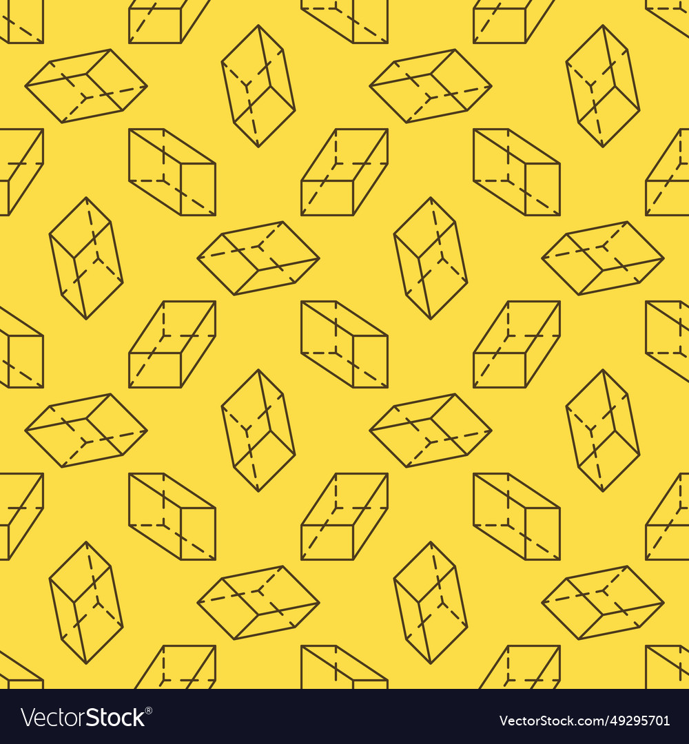 Geometry education line pattern Royalty Free Vector Image