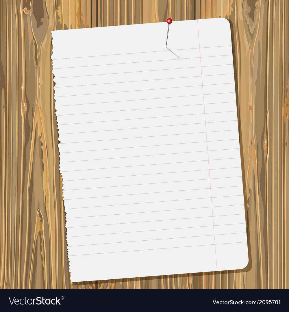 Paper sheet Royalty Free Vector Image - VectorStock