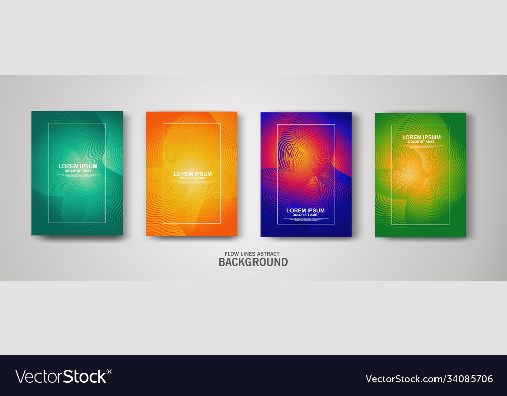 Abstract flow lines pattern background Royalty Free Vector