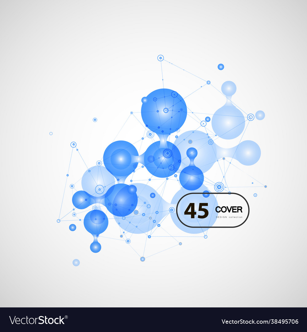 Abstract technology data concept net communication