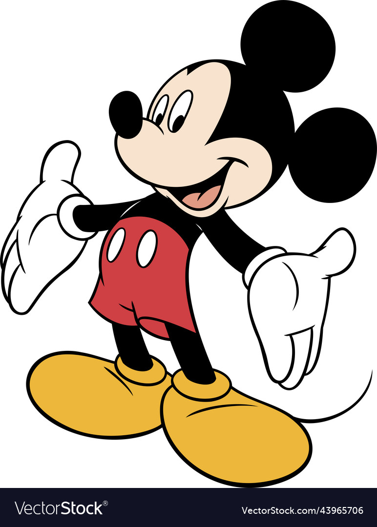 Mickey mouse Royalty Free Vector Image - VectorStock Mickey mouse Royalty Free Vector Image - VectorStock