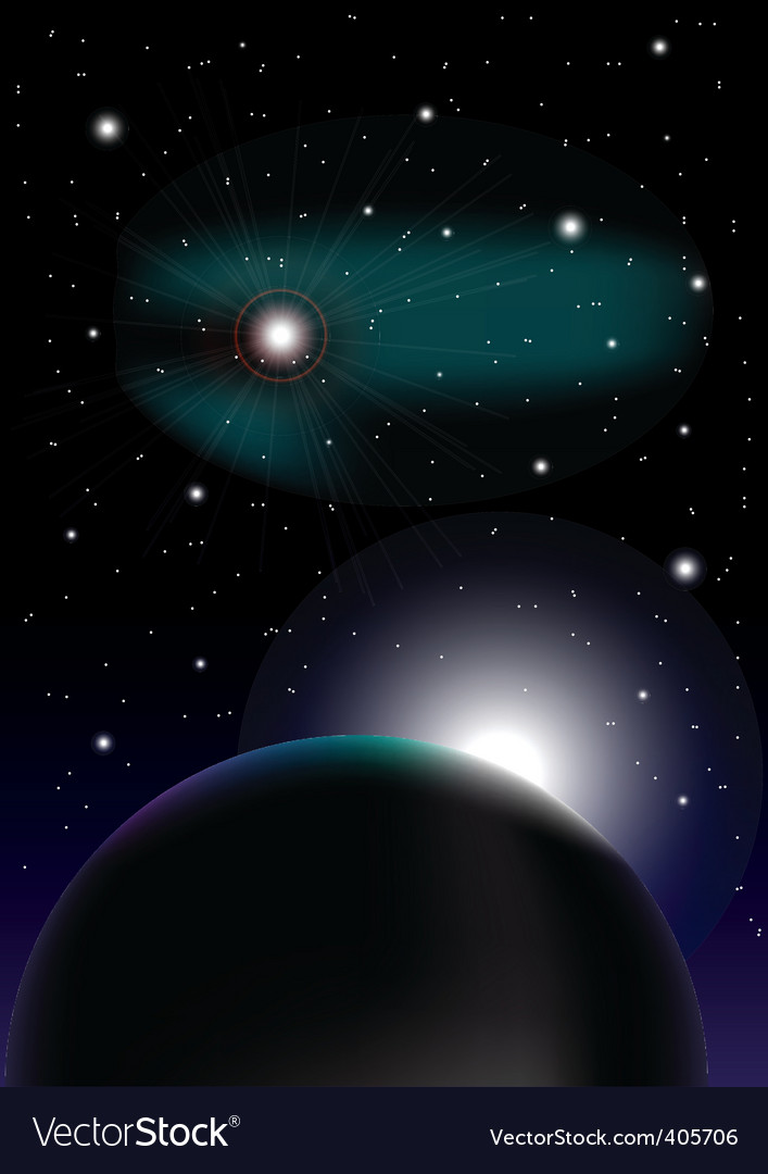 Night sky background Royalty Free Vector Image