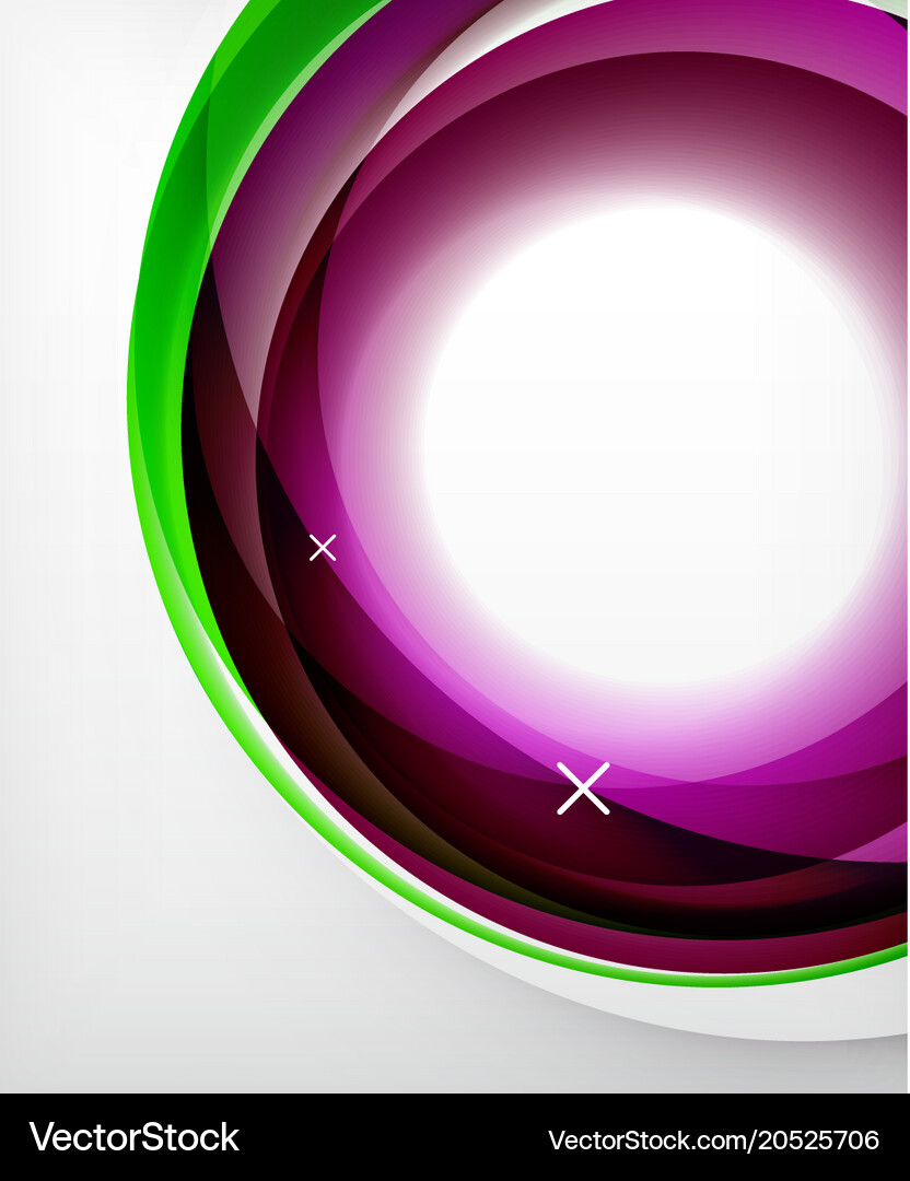 Transparent color wave lines abstract Royalty Free Vector