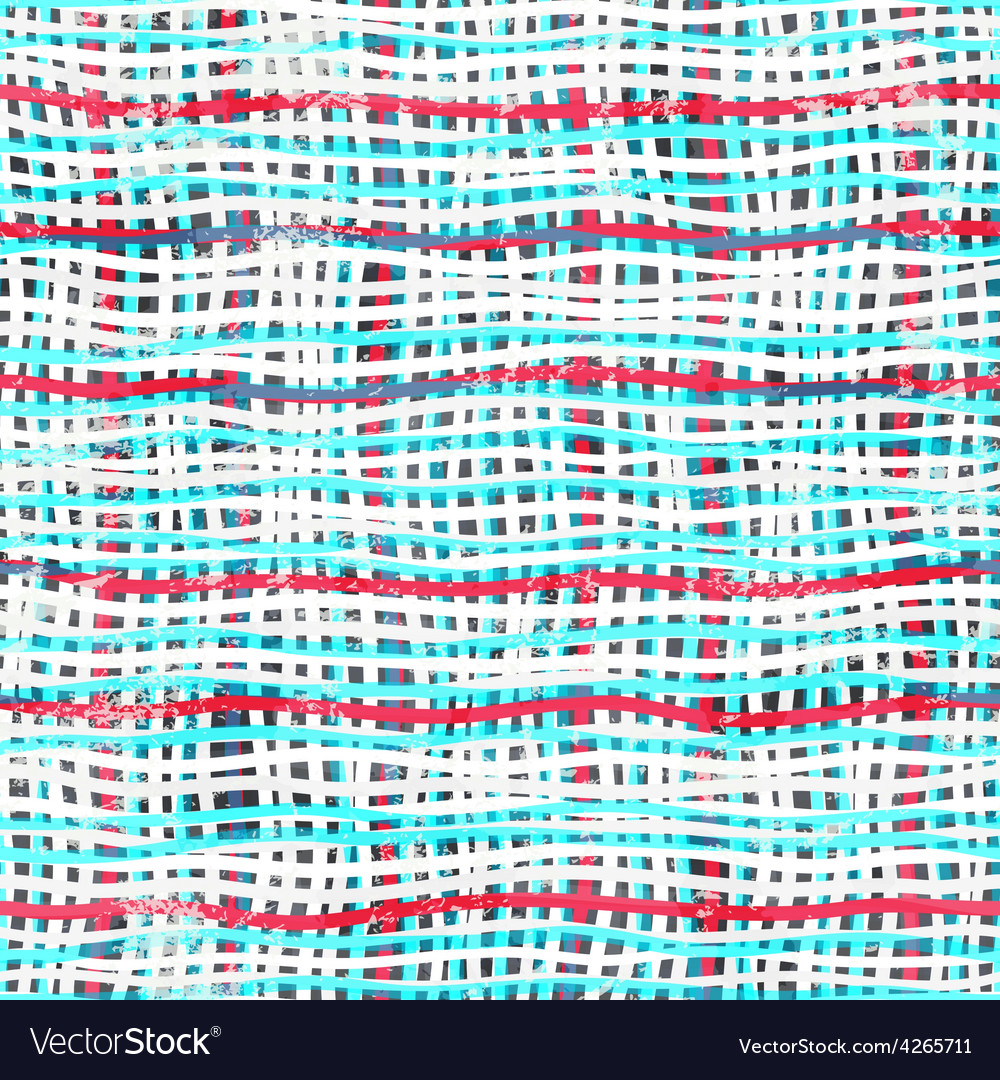 Abstract cotton seamless pattern with grunge Vector Image