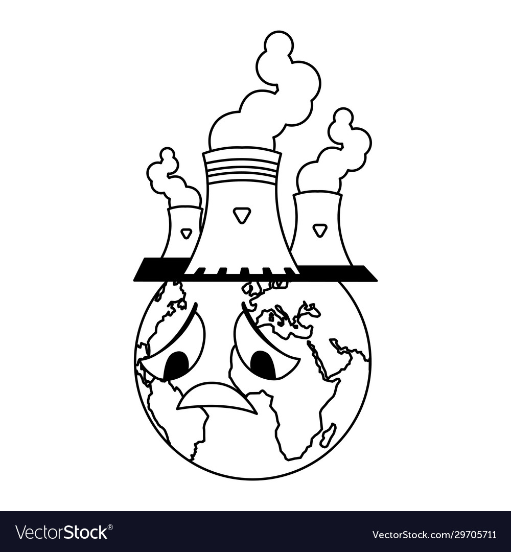Pollution Clipart Black And White
