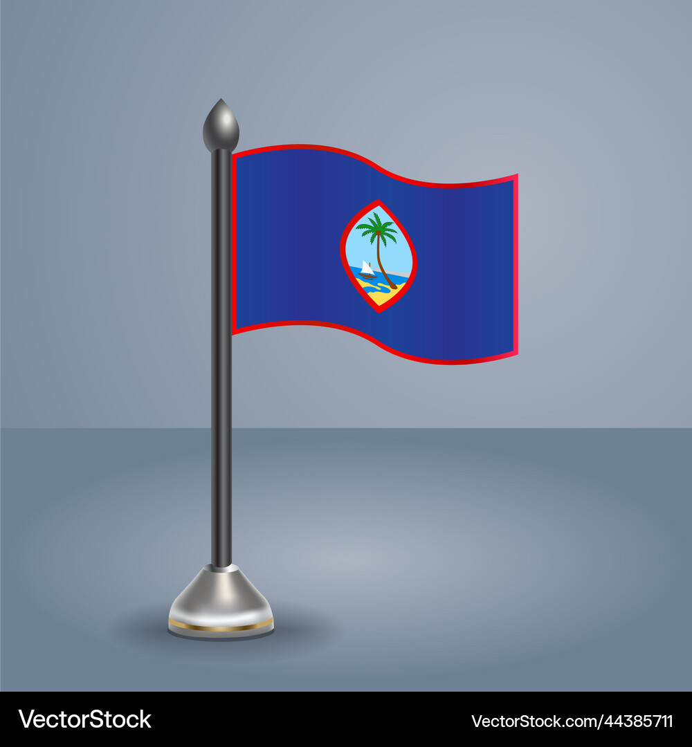 State table flag of guam Royalty Free Vector Image