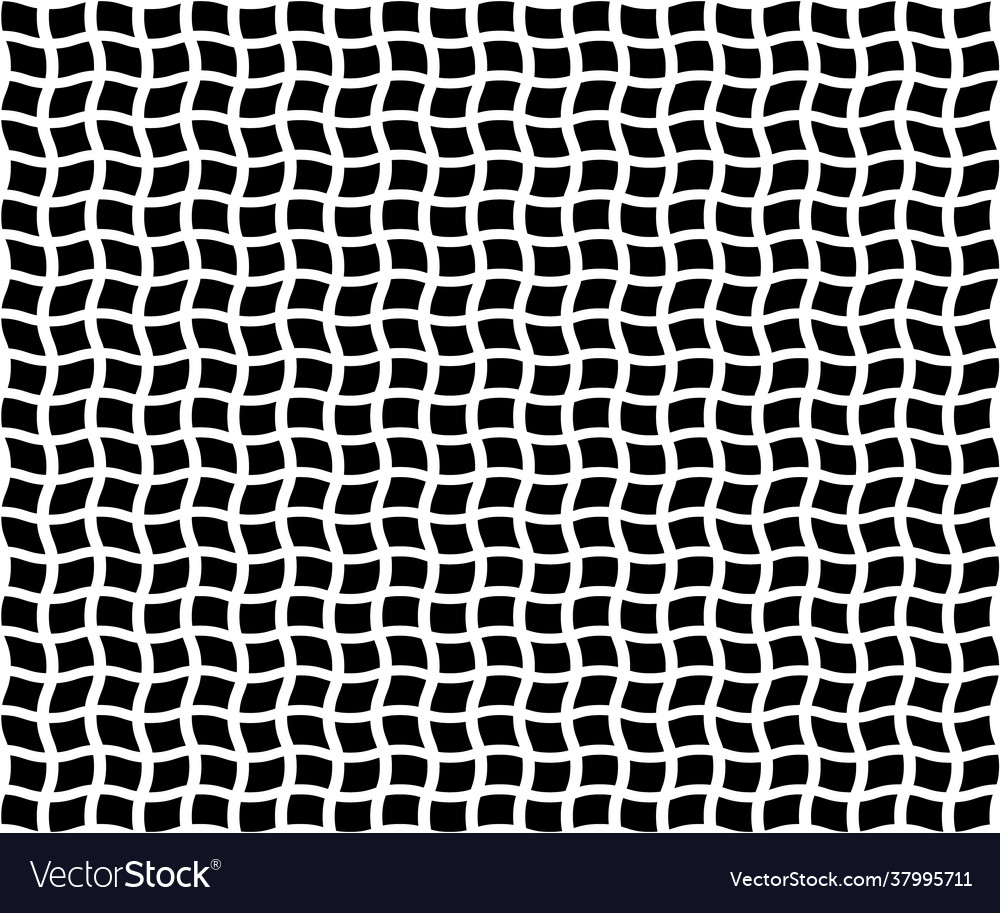 Wave simple seamless wavy line smooth pattern Vector Image