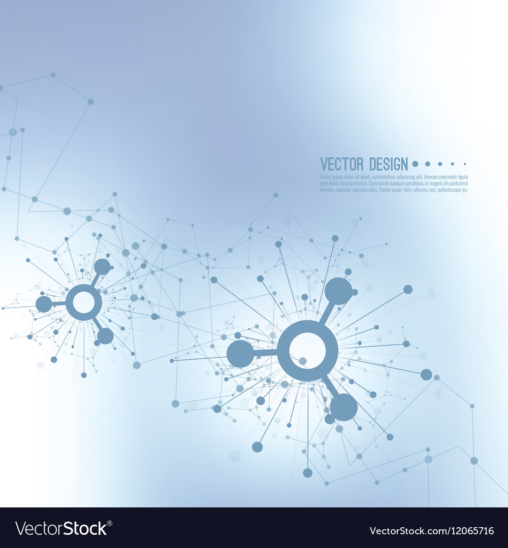 Array with dynamic emitted particles Royalty Free Vector