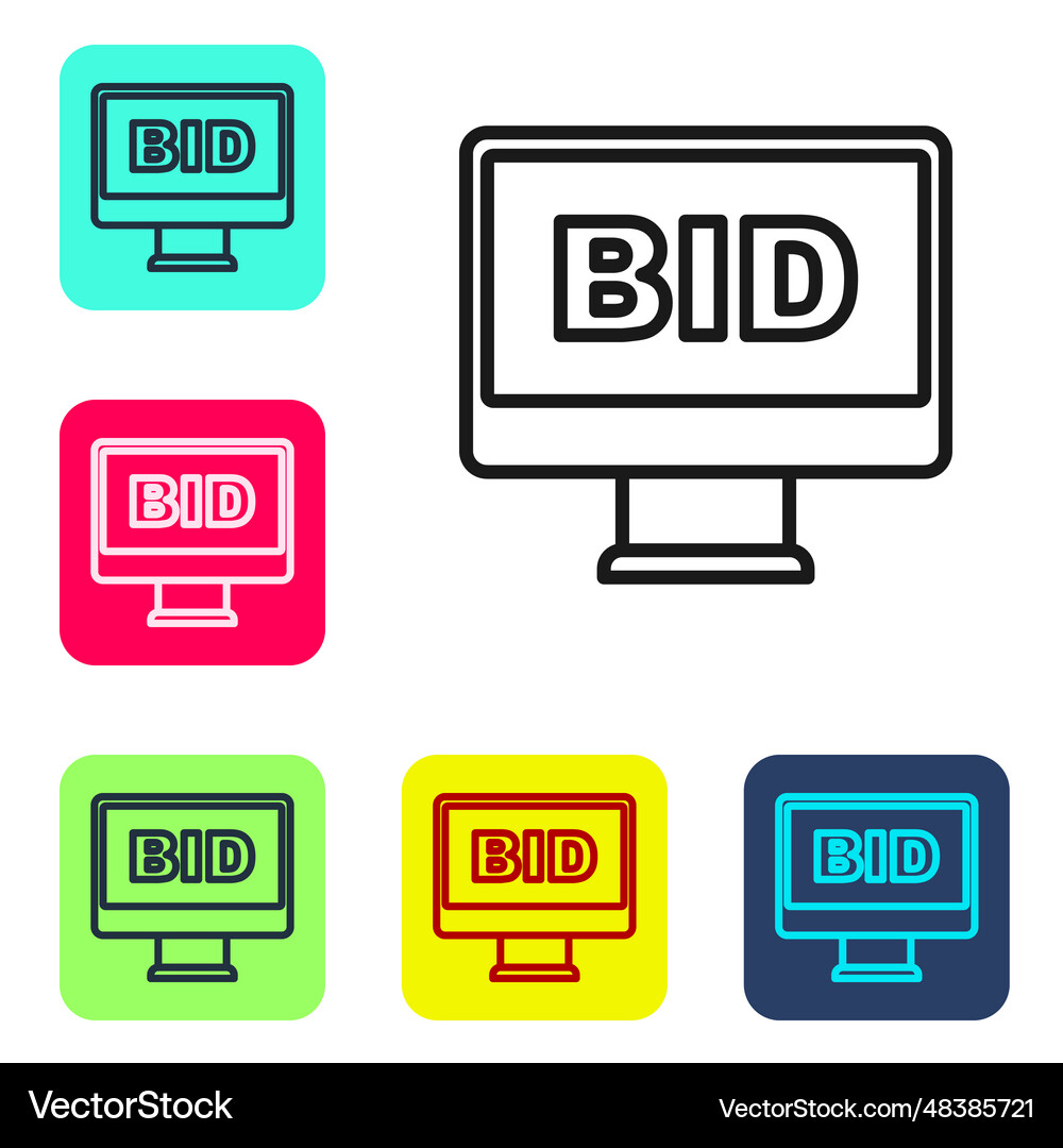 Online Auction Icon