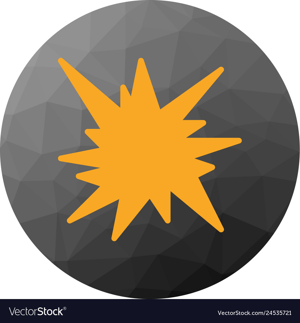 Blast icon Royalty Free Vector Image - VectorStock