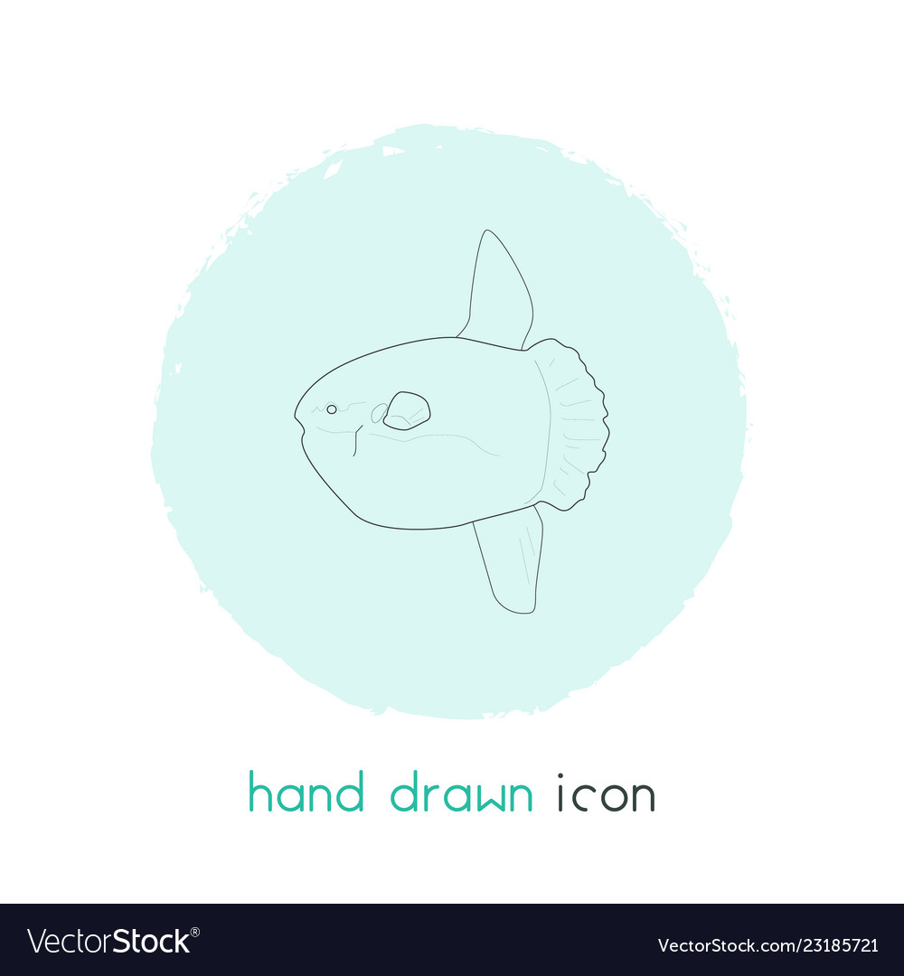 Blowfish icon line element Royalty Free Vector Image Blowfish icon line element Royalty Free Vector Image