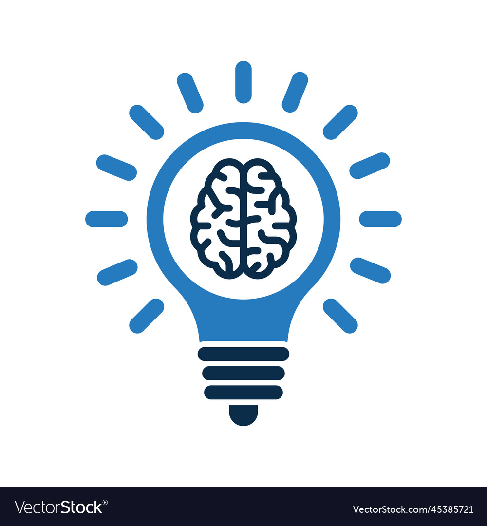 Concept creativity innovation icon Royalty Free Vector Image