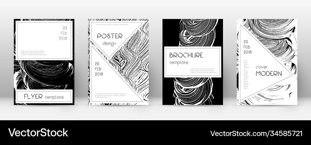 Cover page design template stylish brochure layou Vector Image