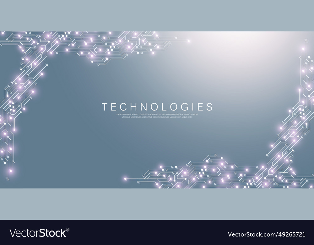Electronic texture for computer technology Vector Image