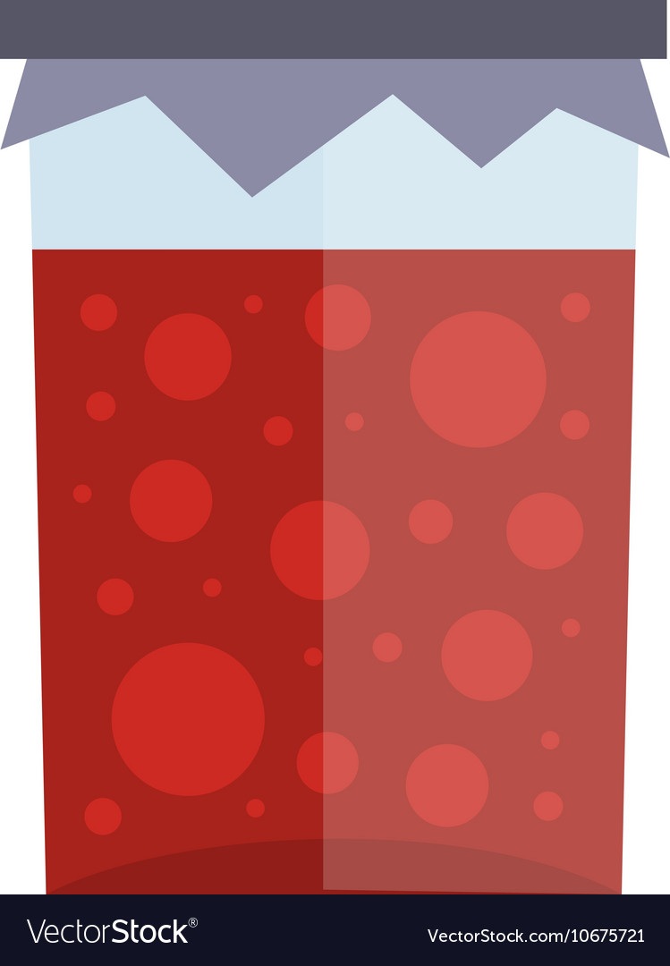 Jam jar Royalty Free Vector Image - VectorStock