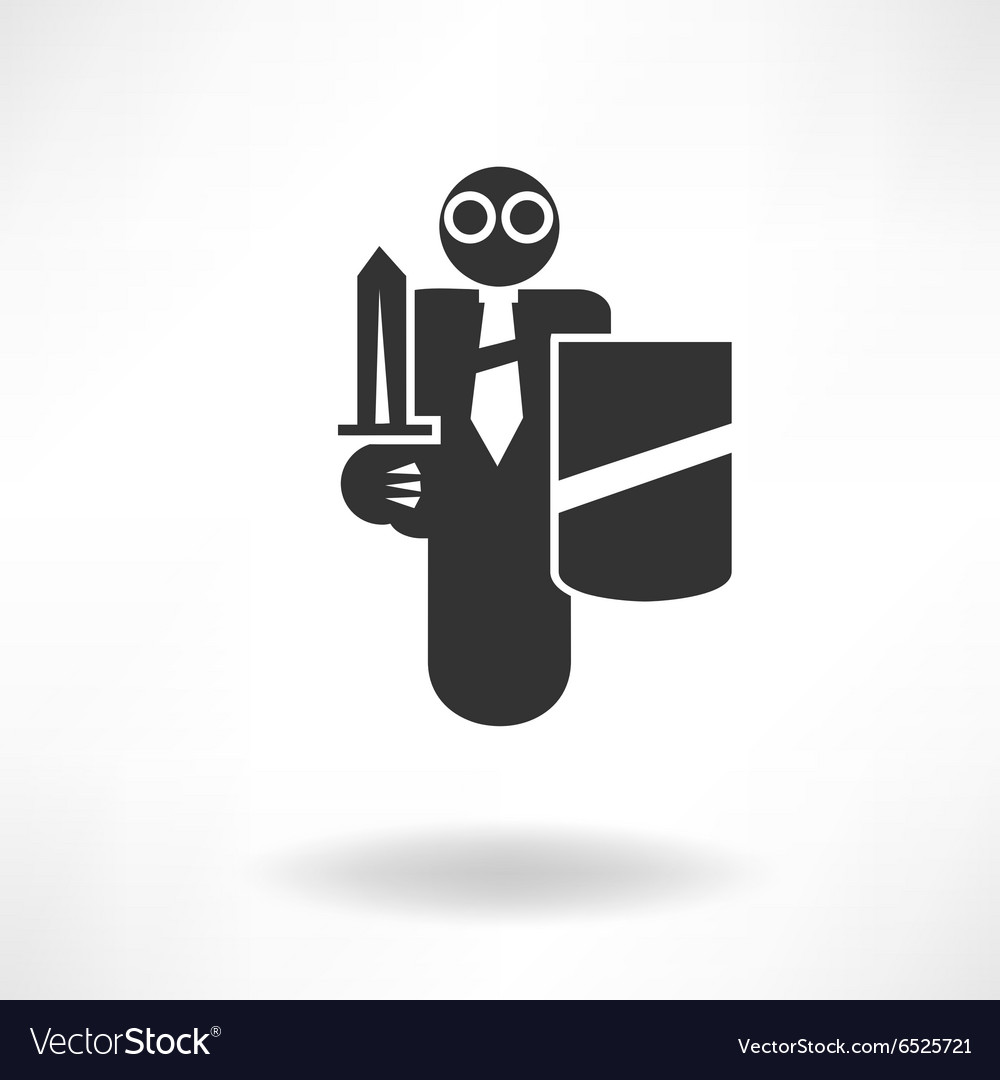 Security Guard Icon Royalty Free Vector Image - VectorStock