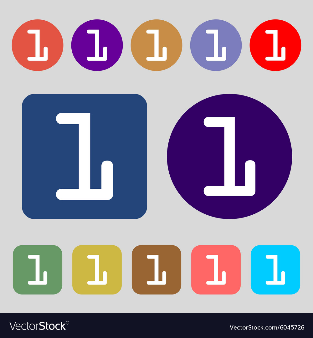 First place award sign winner symbol step one 12 Vector Image