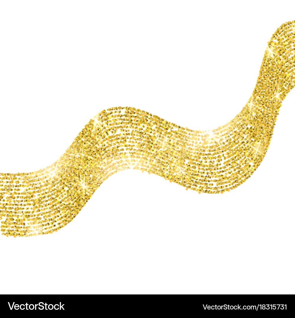 Gold-glitter Royalty Free Vector Image - VectorStock