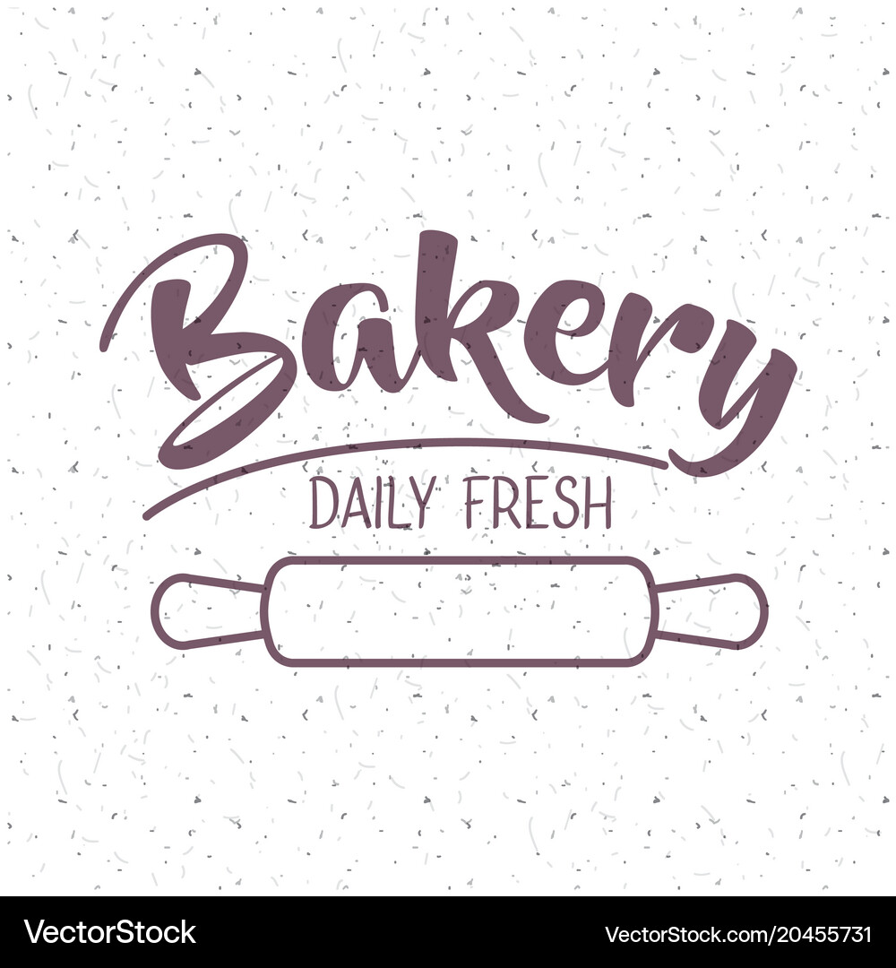 Rolling pin of bakery instrument design Royalty Free Vector