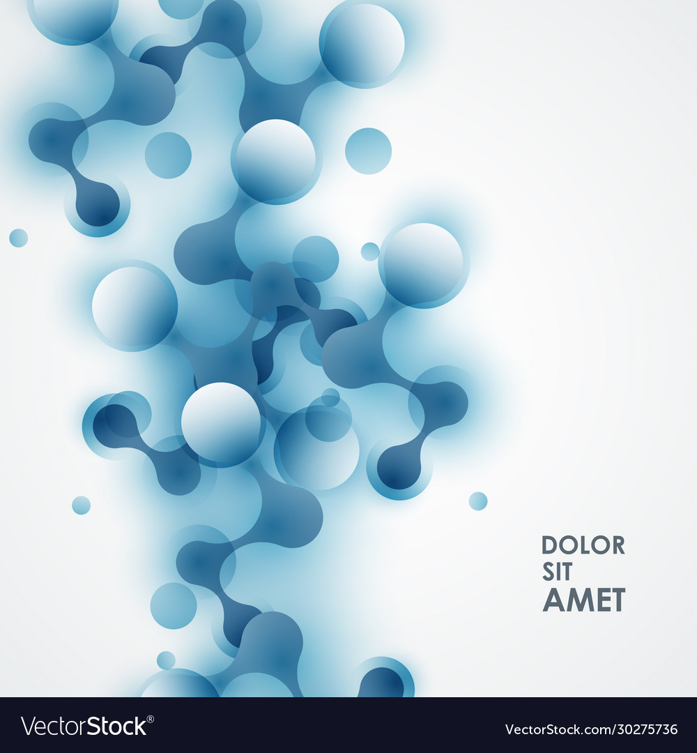 Abstract Connect Molecule And Technology Vector Image