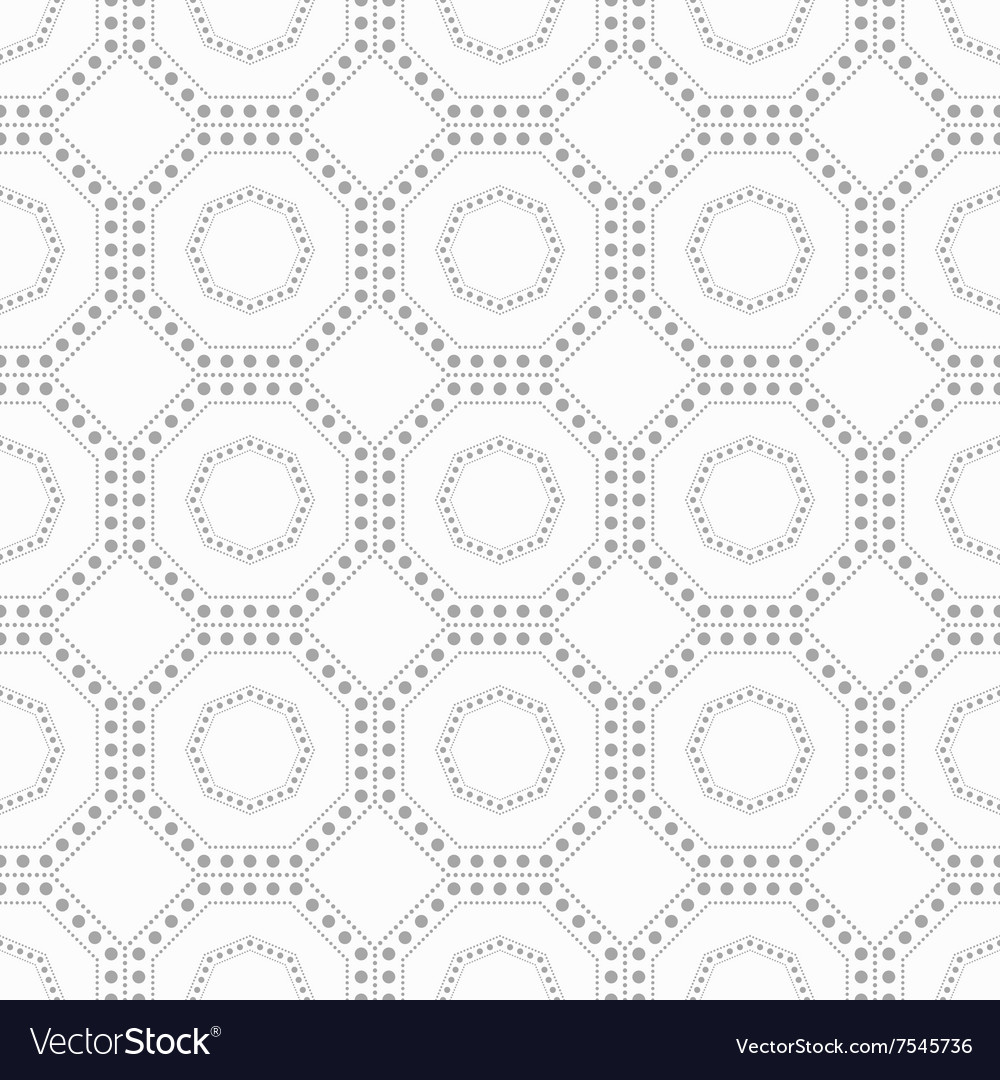 Geometric pattern with dots - seamless Royalty Free Vector